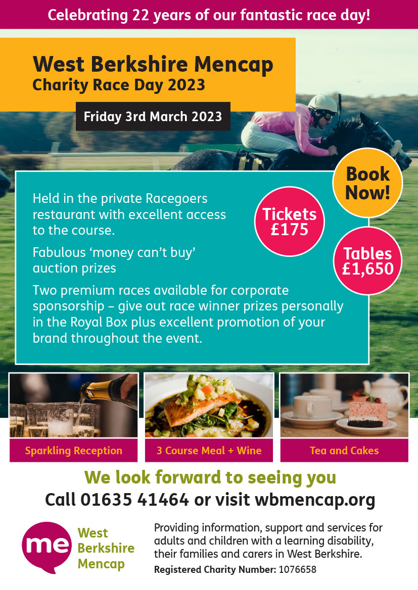News of West Berks Mencap latest events and projects - 4legsradio